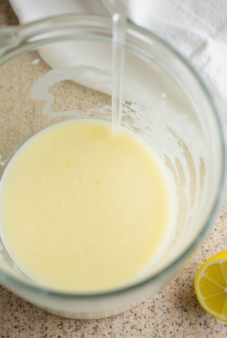 Leche condensada batida con limón - SevenLap