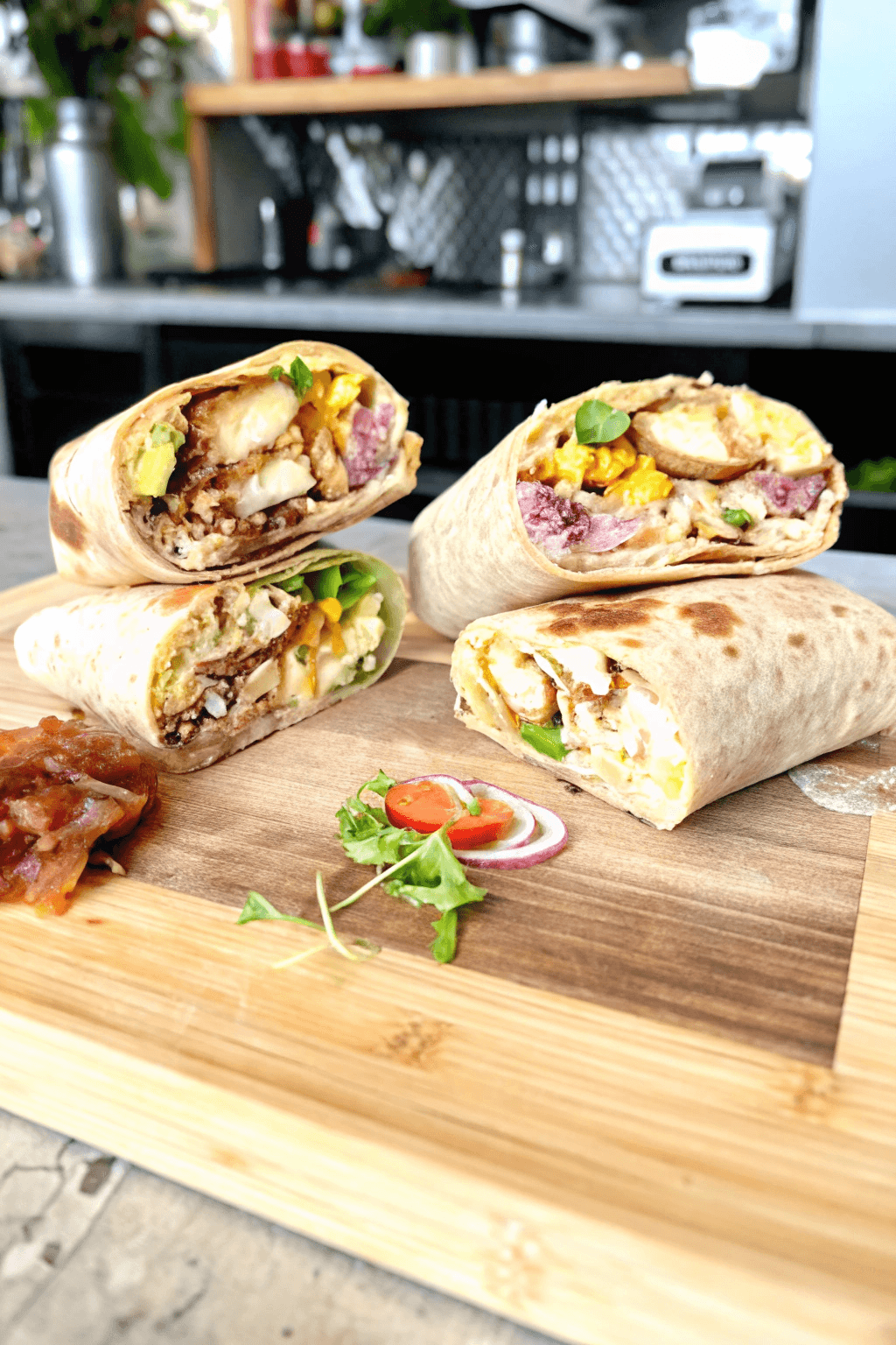 Burritos de Desayuno Veganos - SevenLap