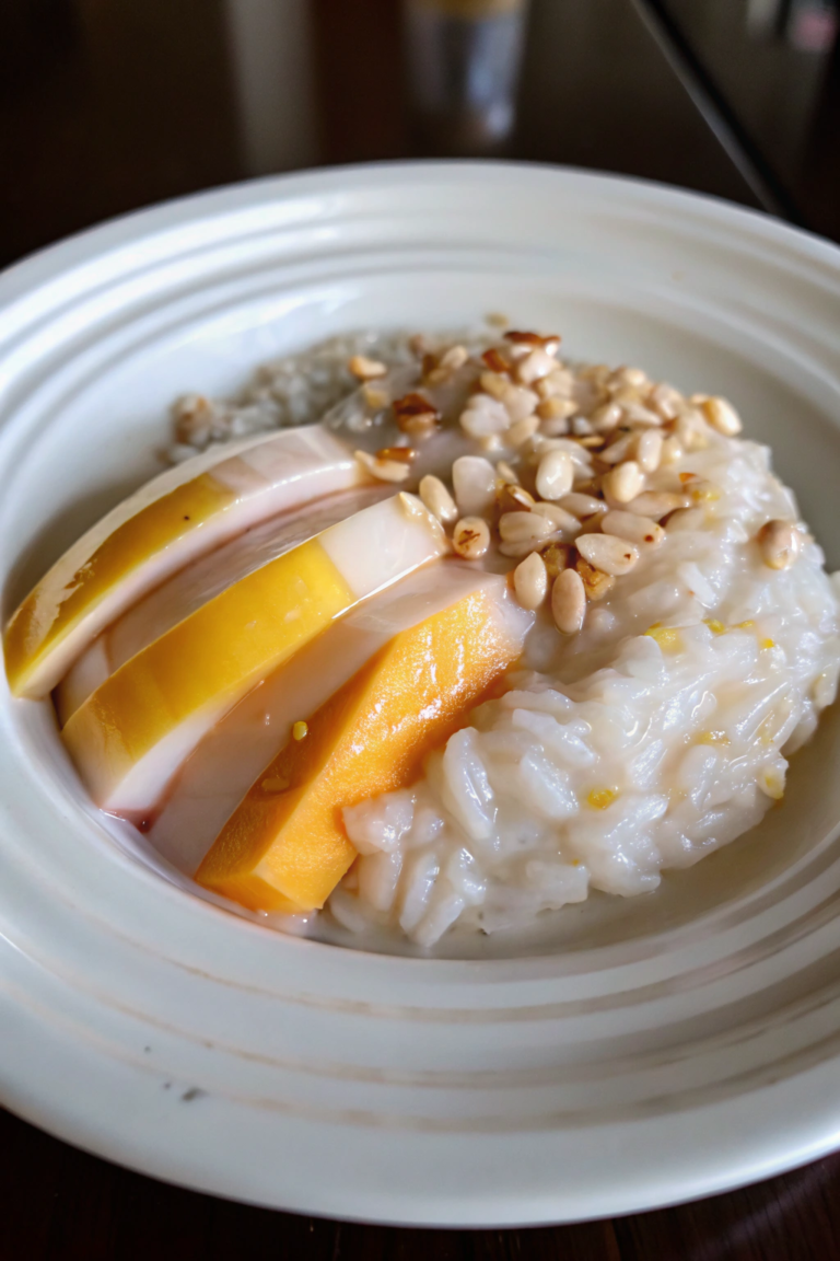 Receta De Arroz Glutinoso Con Mango - SevenLap