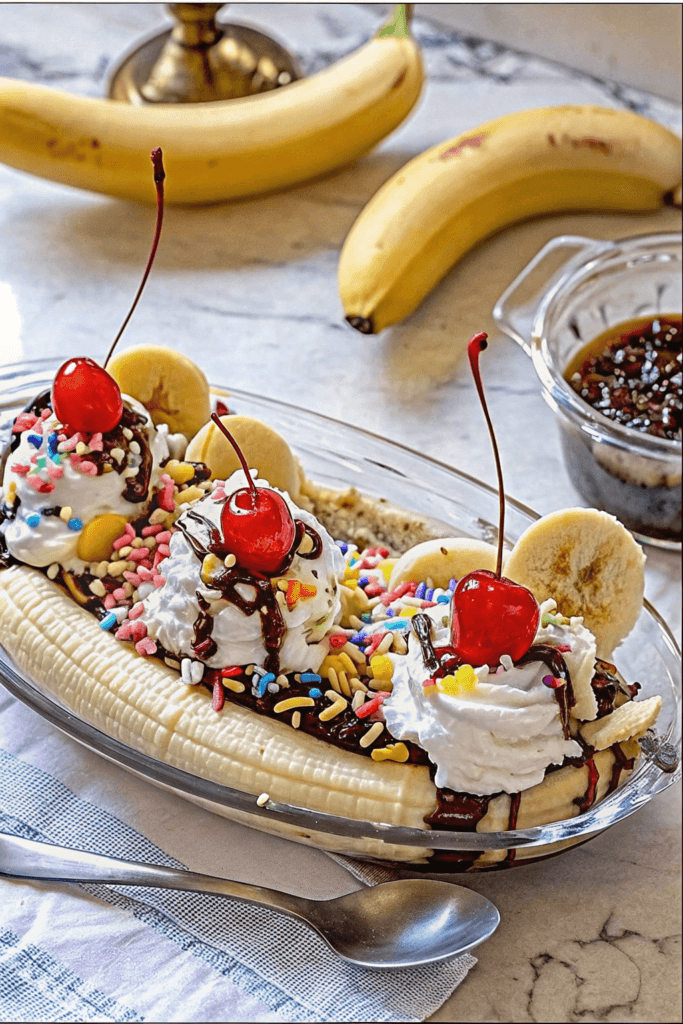 Receta De Banana Split Vegano - SevenLap