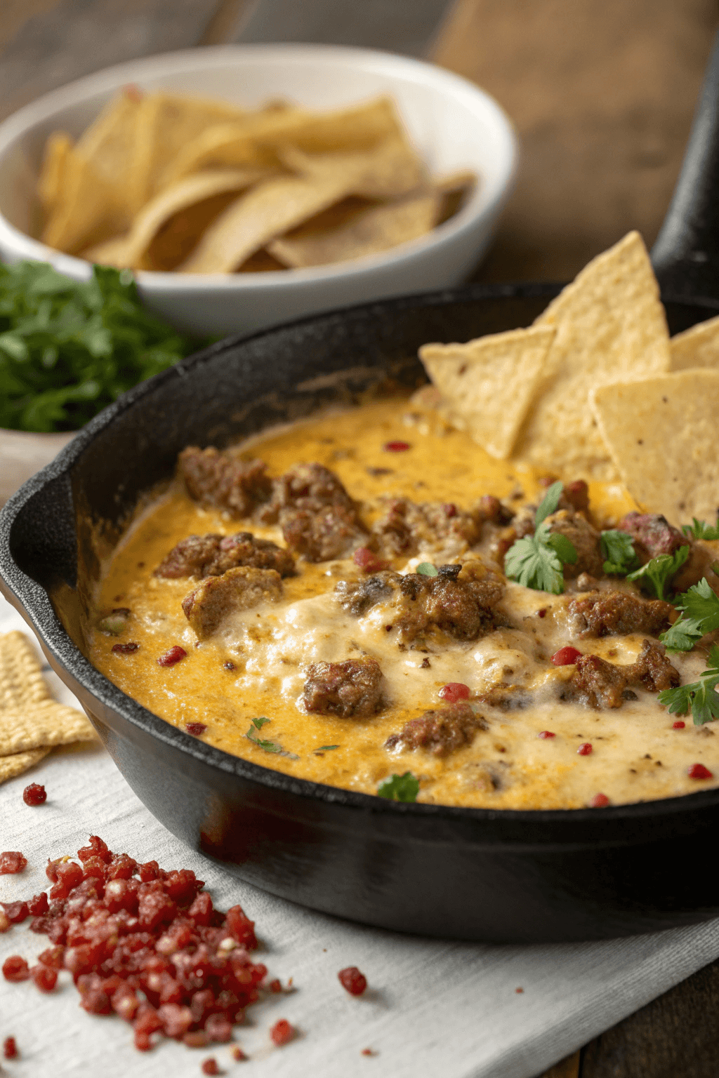 Dip de Queso con Salchicha - SevenLap
