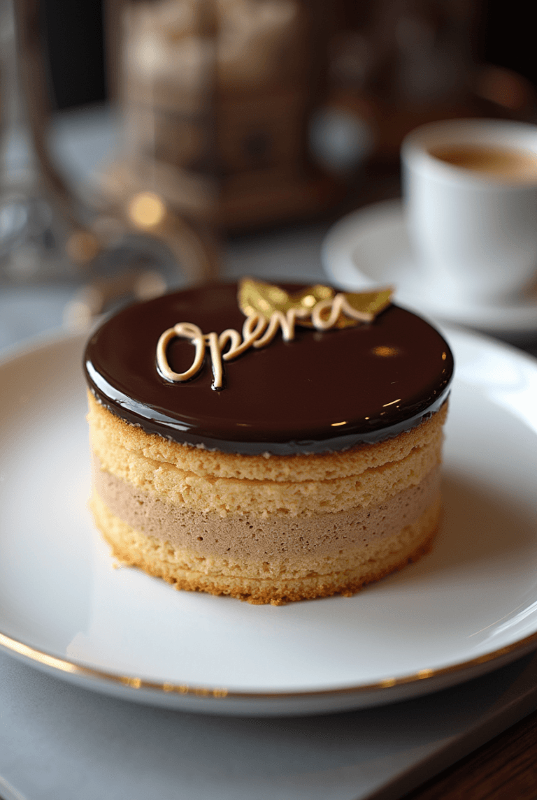 Receta de Tarta Ópera - SevenLap