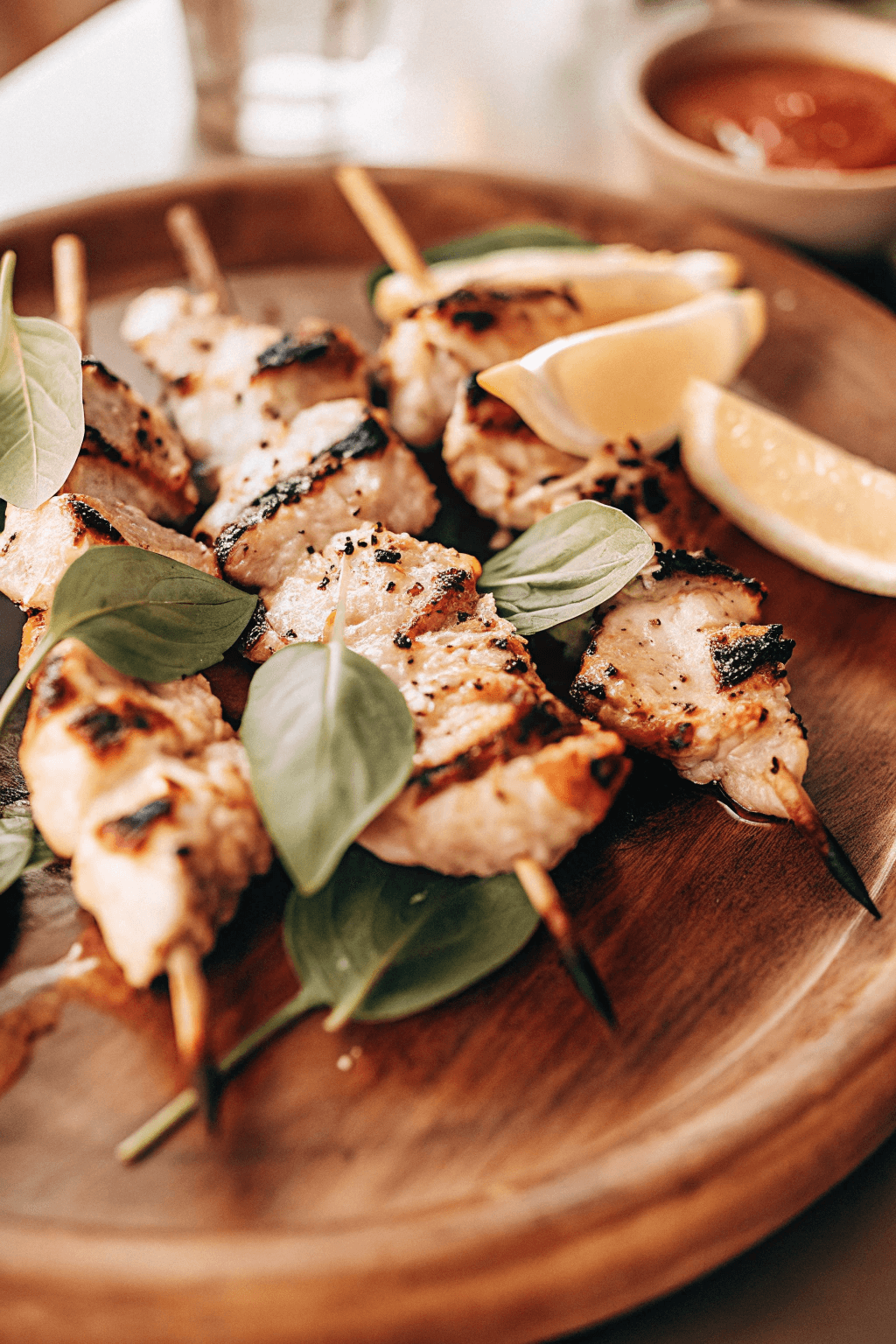 Brochetas de Pollo con Albahaca y Limón - SevenLap
