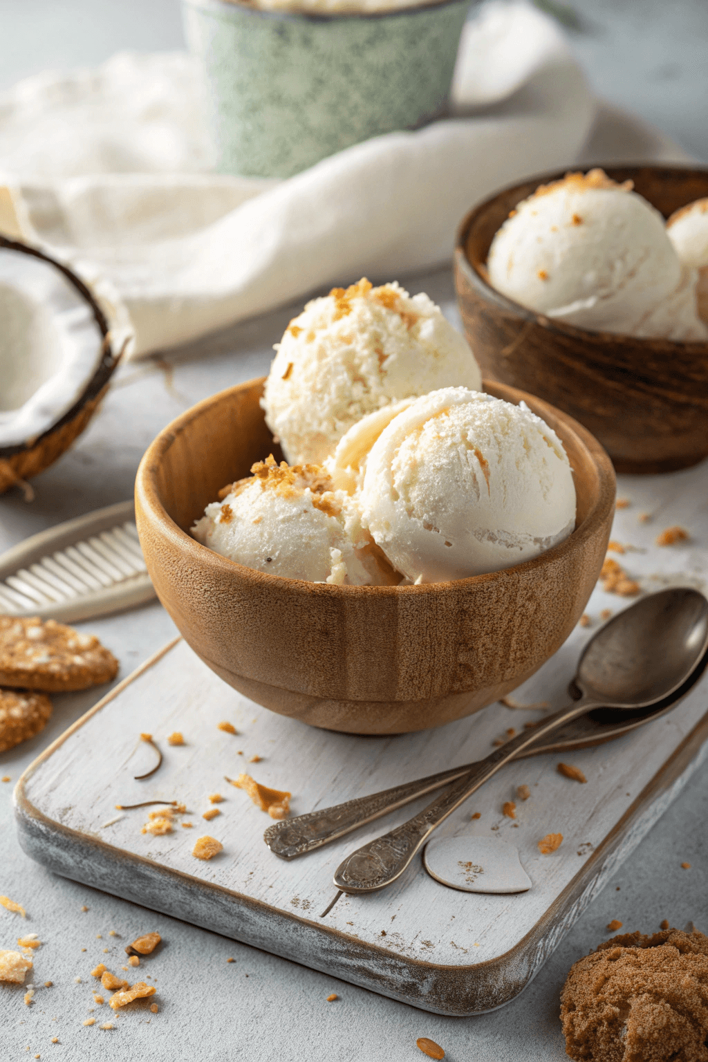 Receta de Helado de Coco - SevenLap