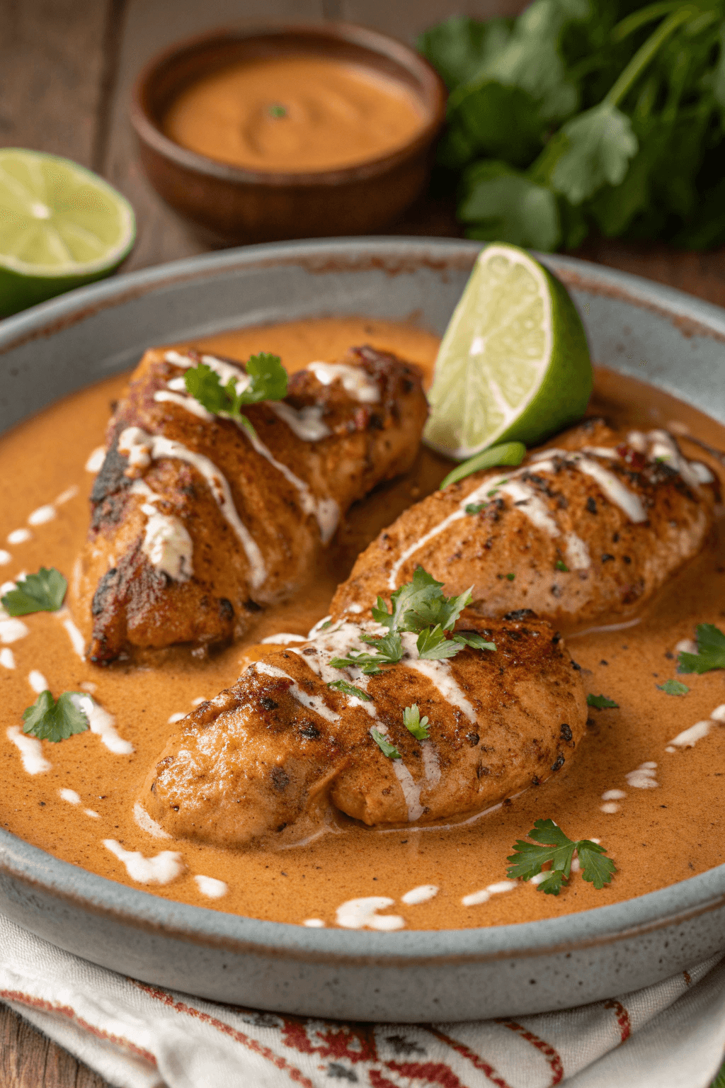 Pollo en Crema de Chipotle - SevenLap