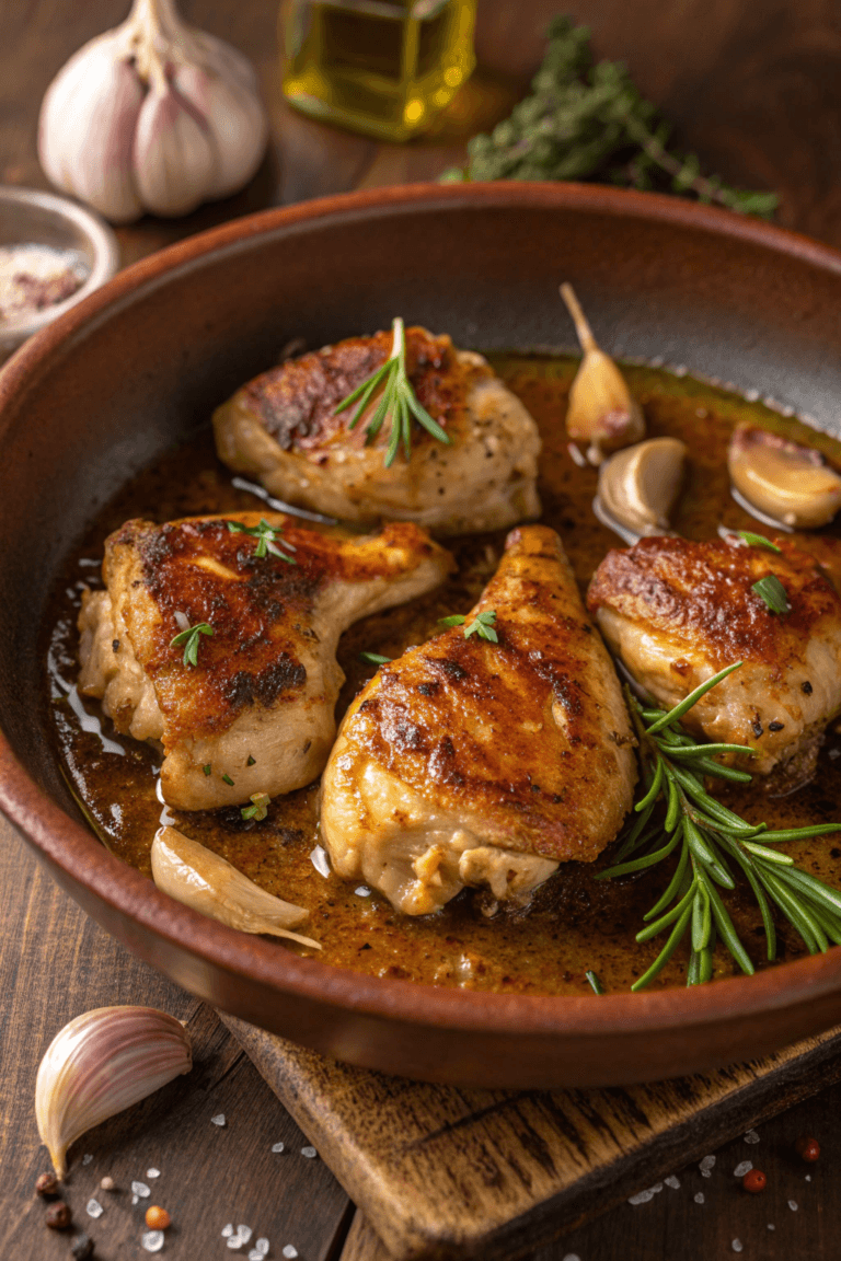 Pollo al Ajillo - SevenLap